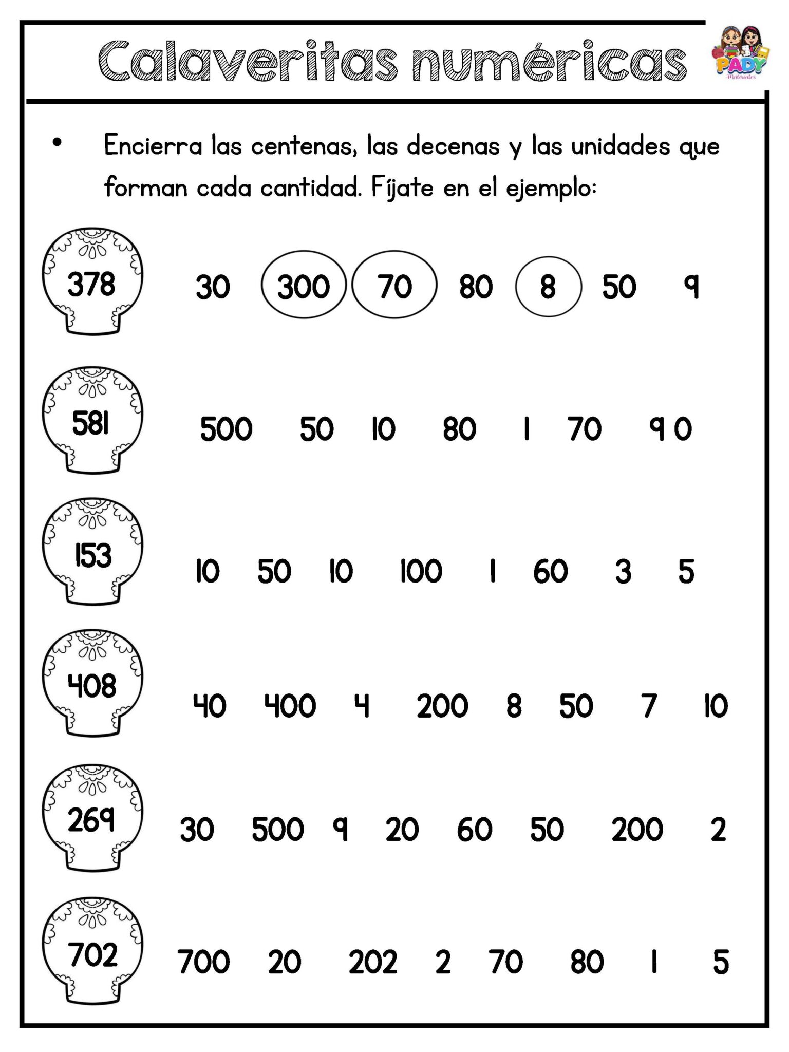 Cuaderno de destrezas matemáticas primer ciclo - Imagenes Educativas
