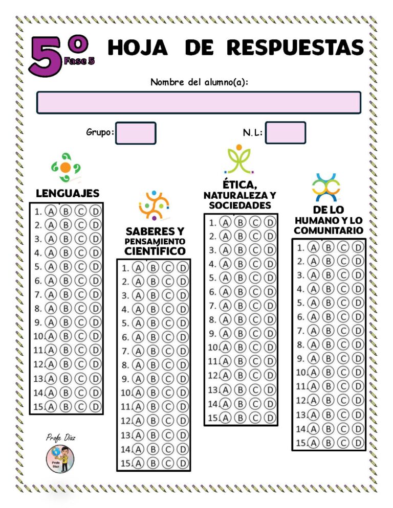 Examen primer Trimestre 2024-2025 5º GRADO - Imagenes Educativas