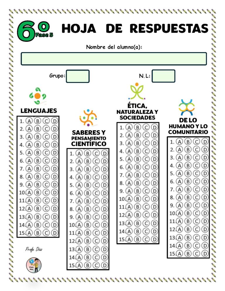 Examen primer Trimestre 2024-2025 6º GRADO - Imagenes Educativas