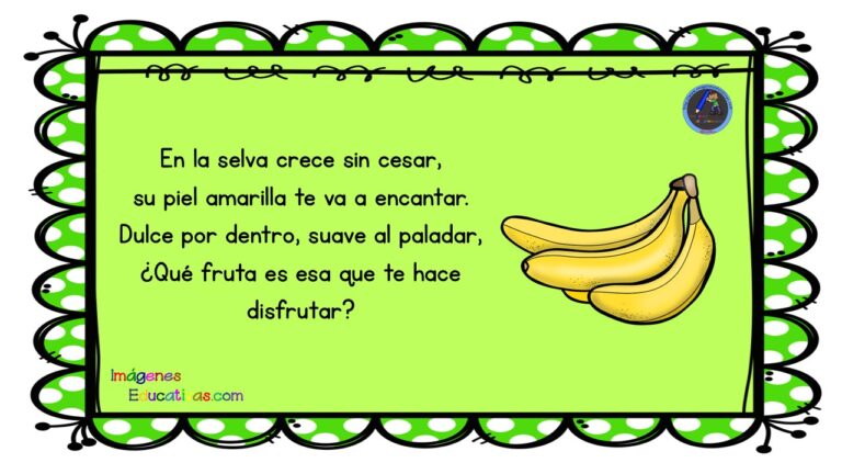 Adivinanzas de frutas - Imagenes Educativas