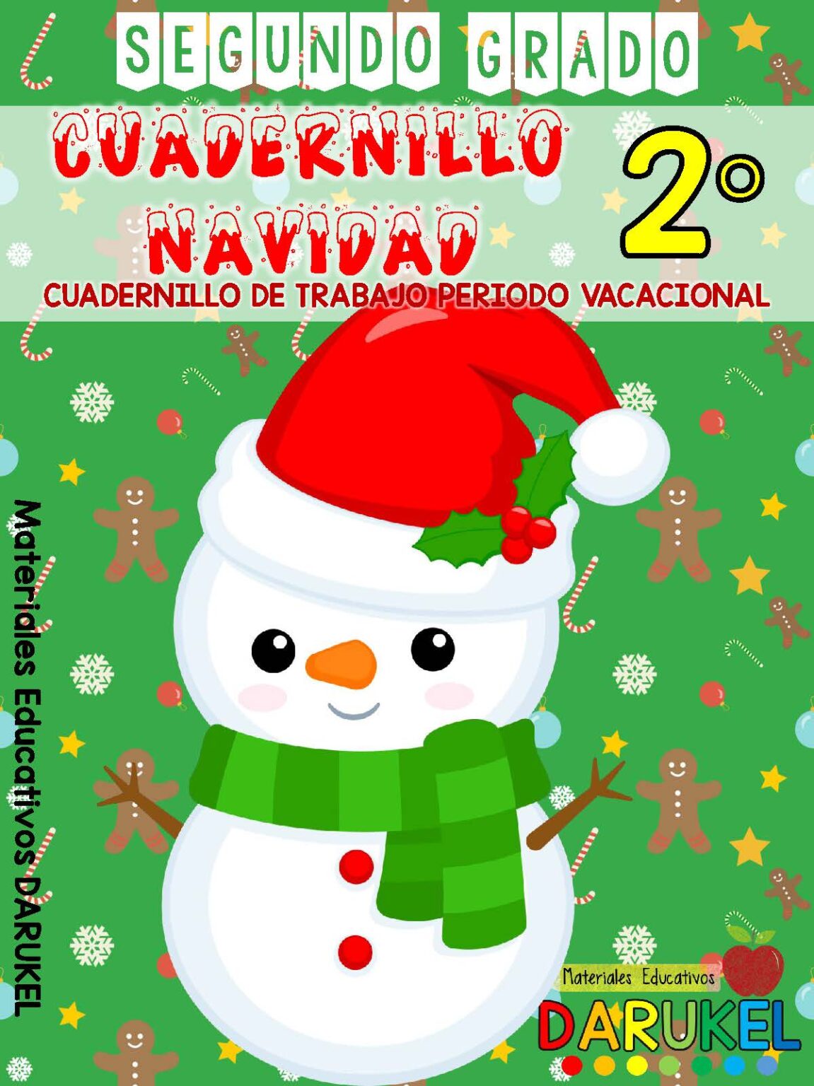 Cuaderno de Repaso para Navidad 2º grado_Página_01 - Imagenes Educativas