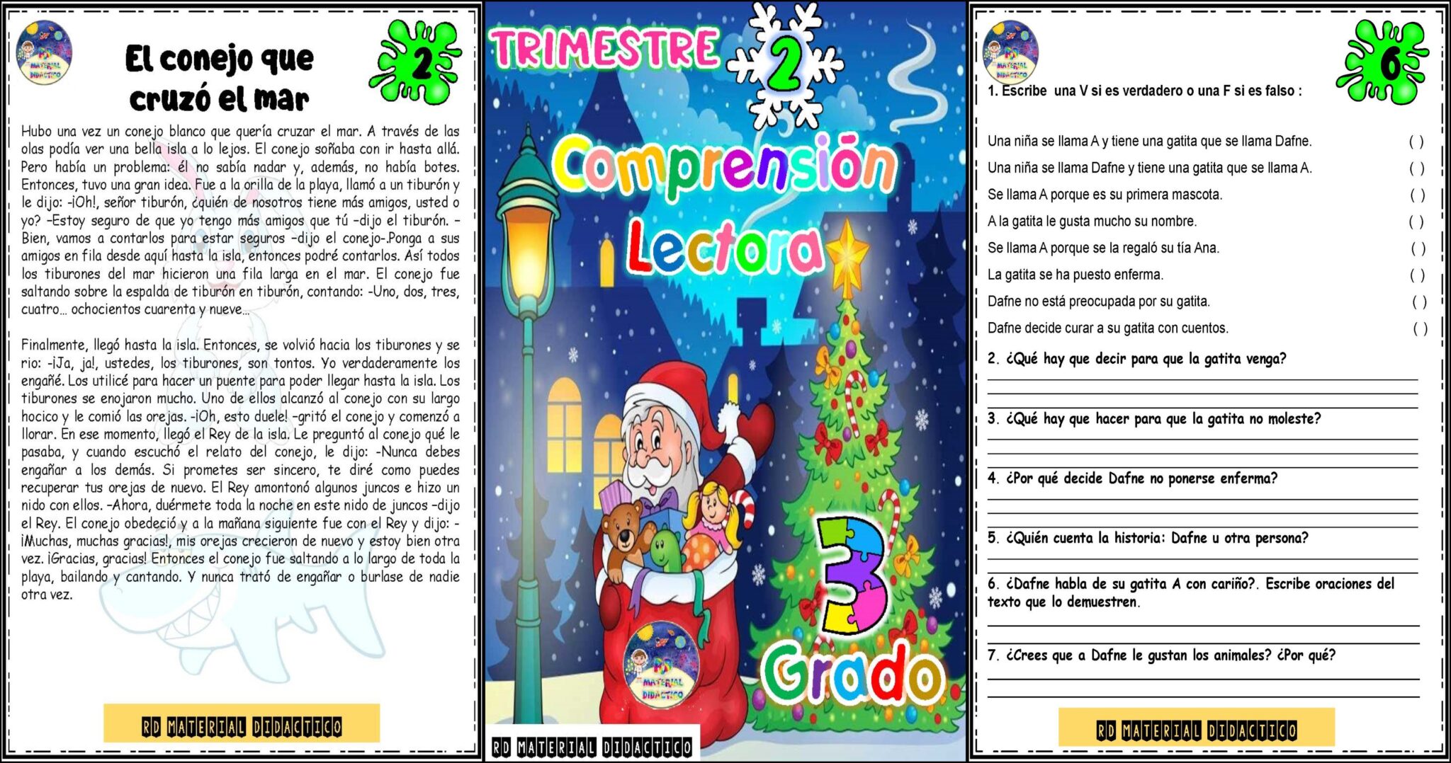 Cuentos navideños para trabajar la comprensión lectora 3º grado ...