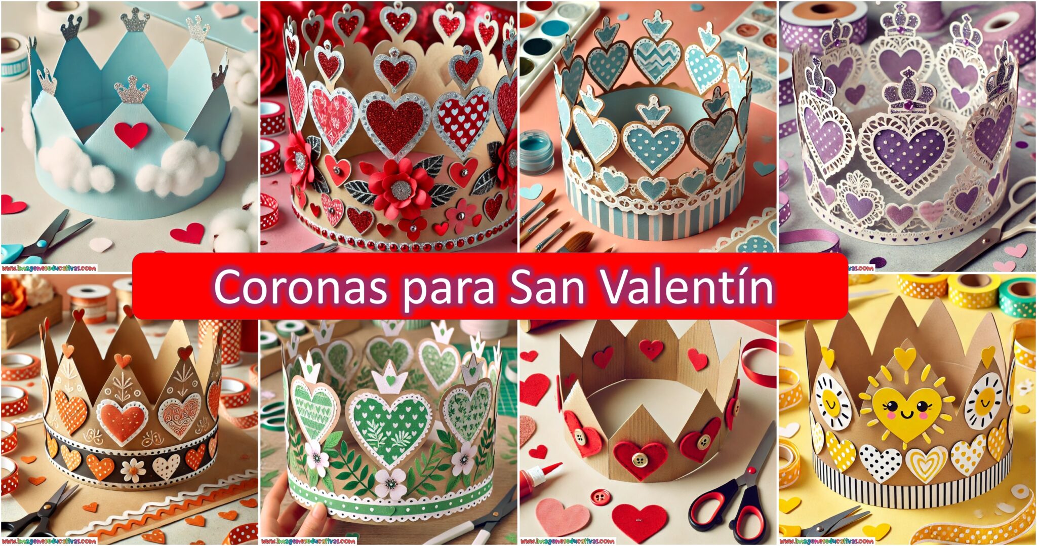 coronas San Valentín Archivos - Imagenes Educativas