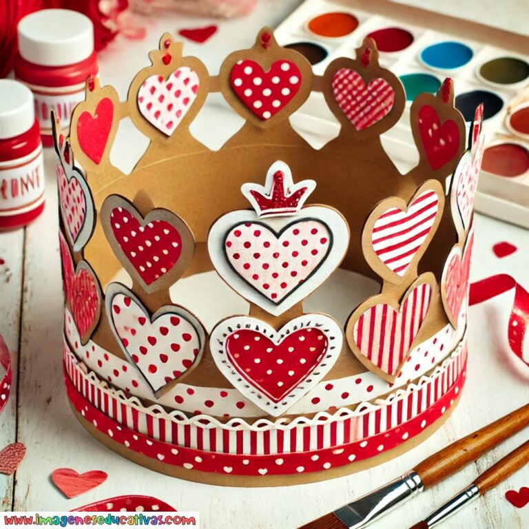 Coronas para San Valentín ideas para manualidades (5) - Imagenes Educativas