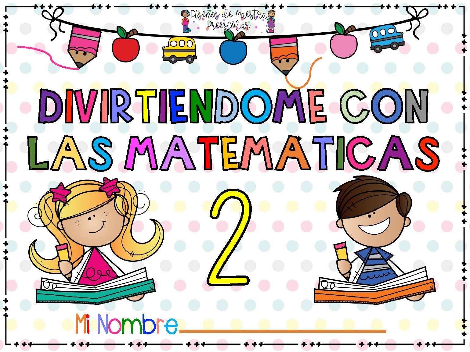 Cuaderno de matemáticas para preescolar 70 páginas_Página_01 - Imagenes ...
