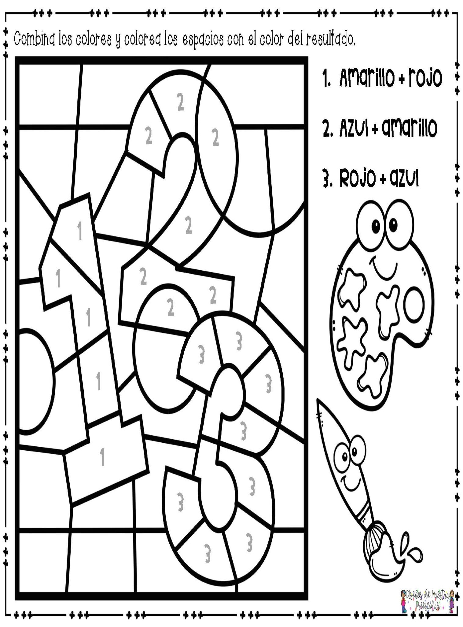 Cuaderno de matemáticas para preescolar 70 páginas - Imagenes Educativas