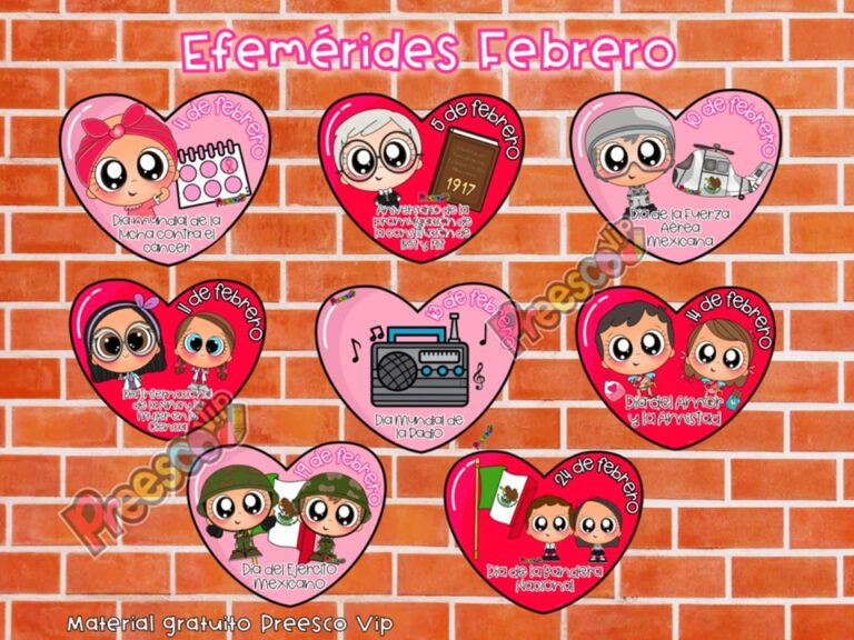 Efemérides mes de febrero 2025 - Imagenes Educativas