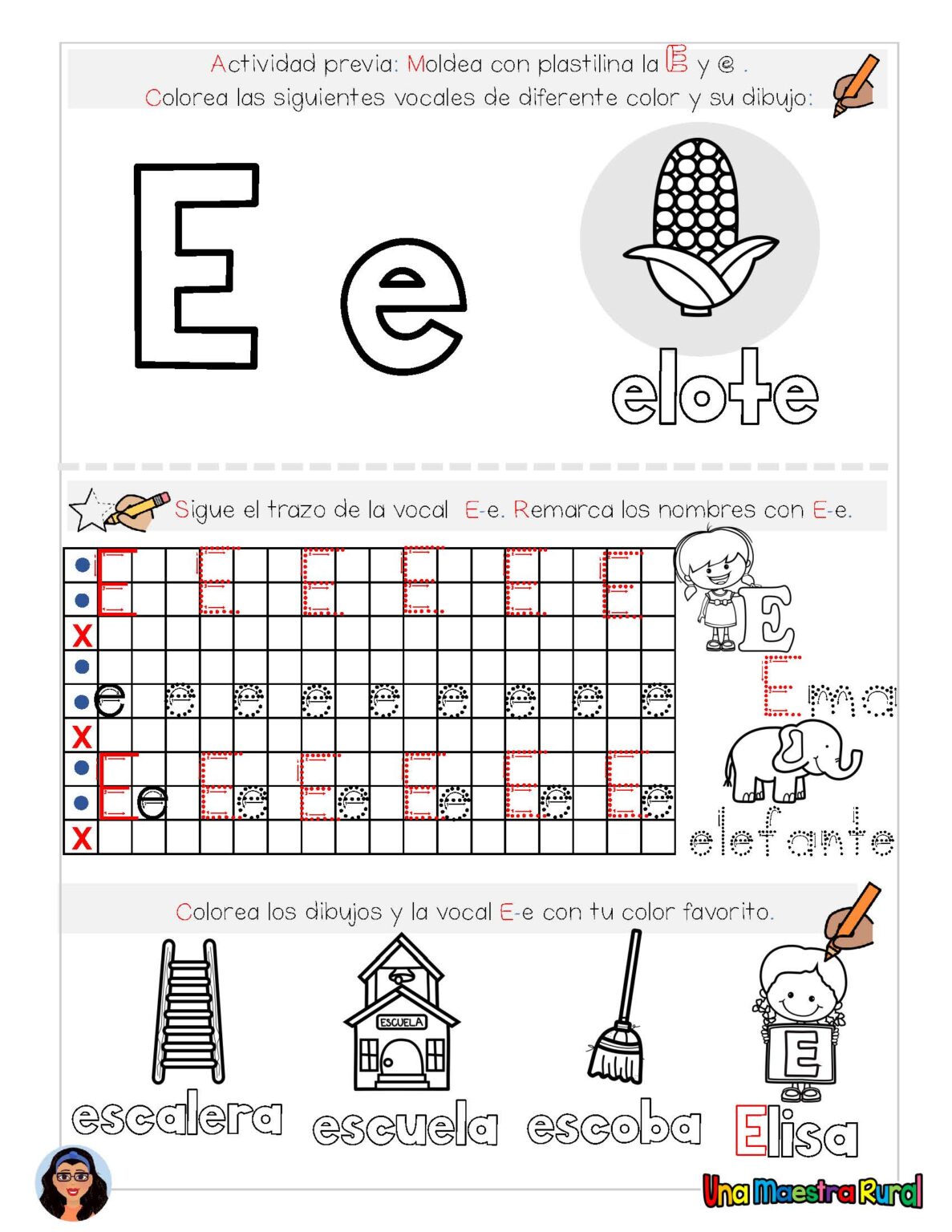 Lectoescritura Método completo tomo 1 Vocales - Imagenes Educativas