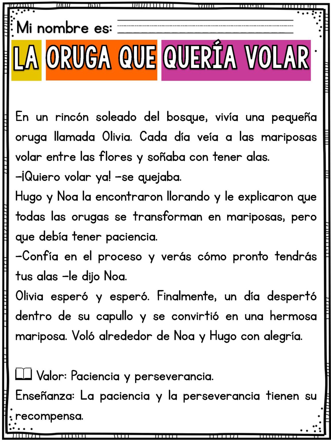 Comprensión Lectora Con Noa y Hugo en primavera - Imagenes Educativas