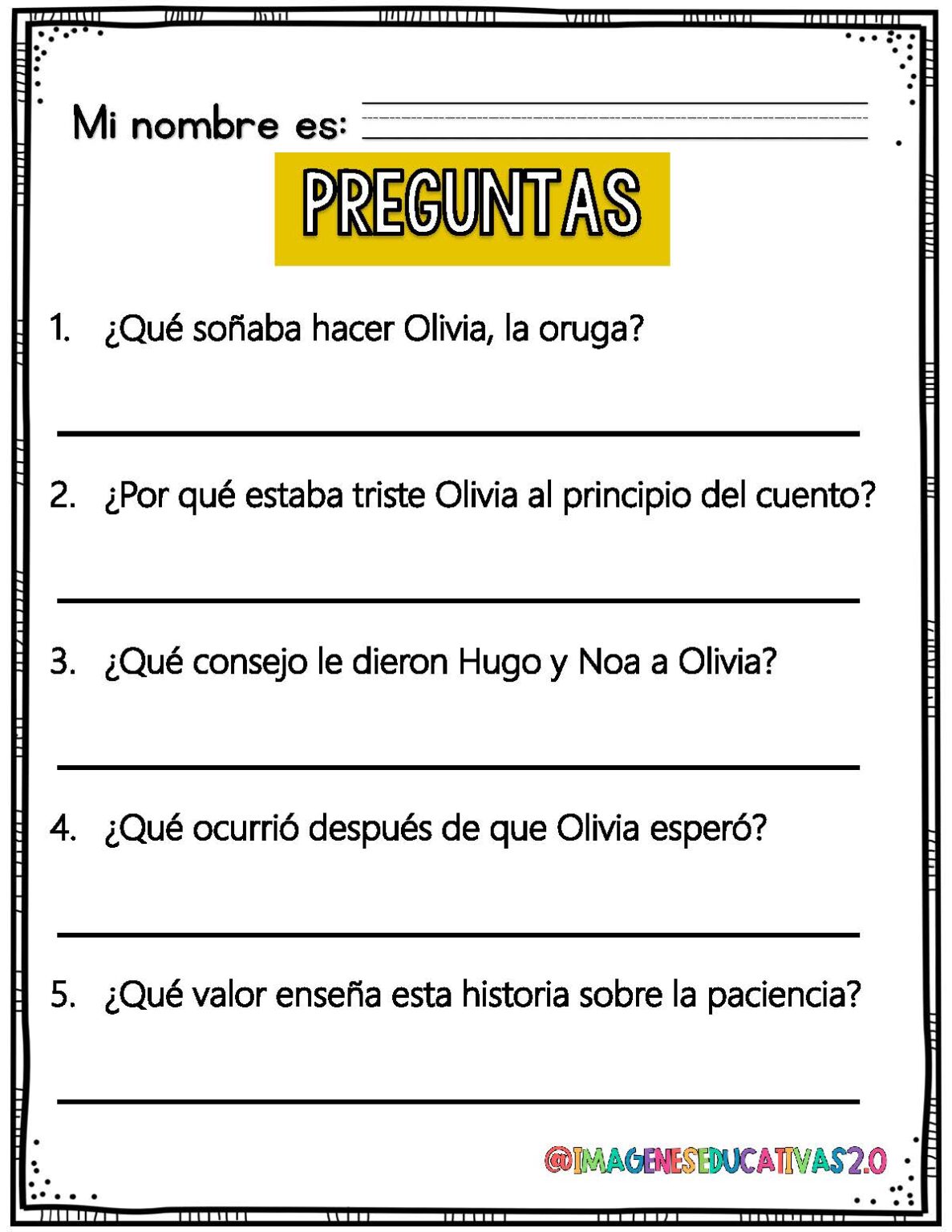 Comprensión Lectora Con Noa y Hugo en primavera - Imagenes Educativas
