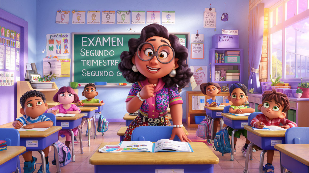 Examen Segundo Trimestre Segundo Grado - Imagenes Educativas