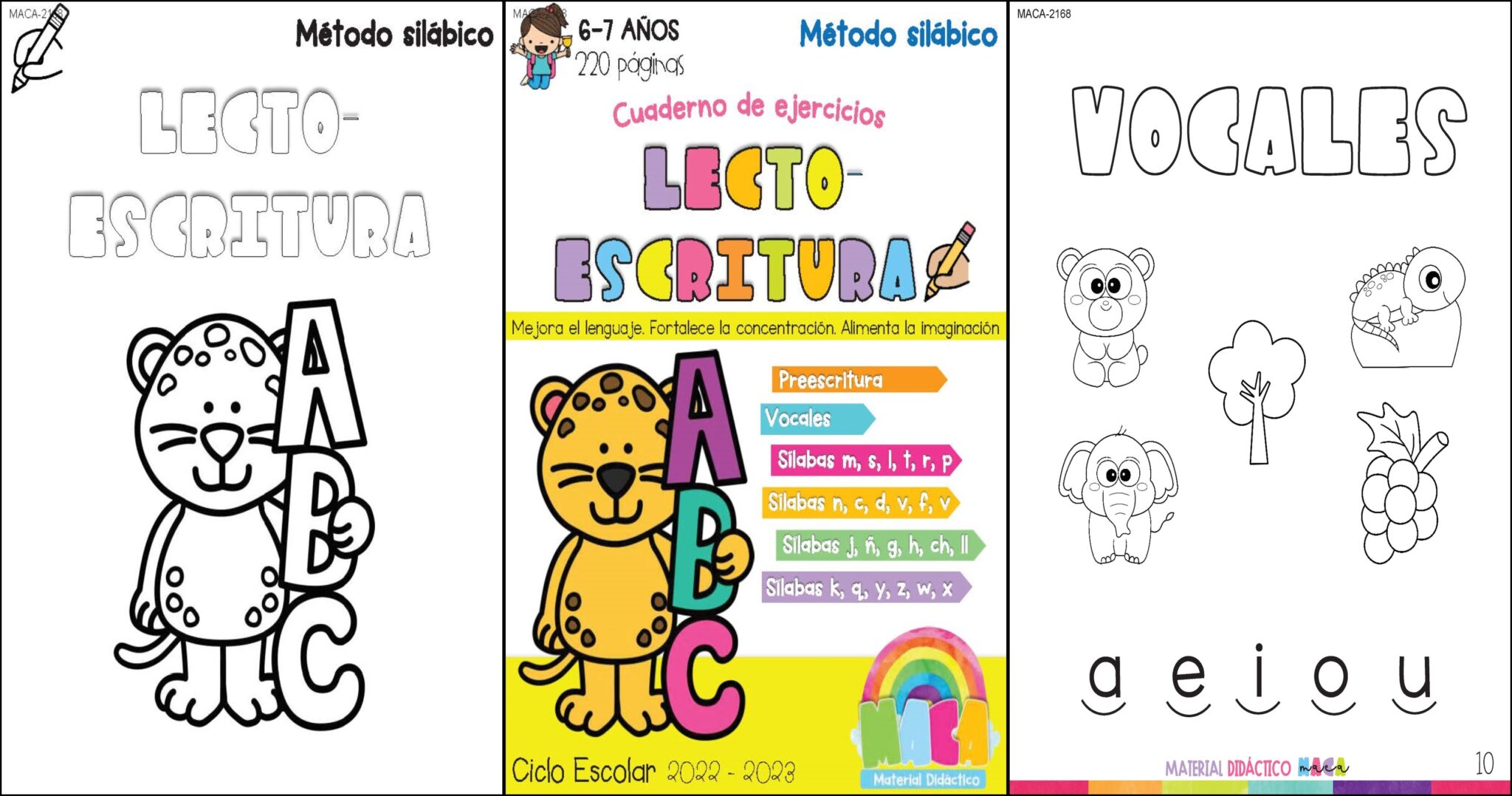 Lecto Escritura Cuaderno De Ejercicios 220 Páginaspágina00 Imagenes Educativas