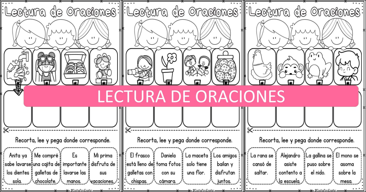 Lectura de Oraciones - Imagenes Educativas