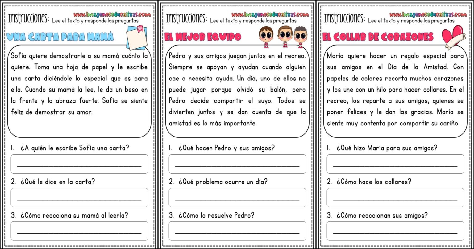 Cuentos con valores para trabajar la comprensión lectora - Imagenes Educativas