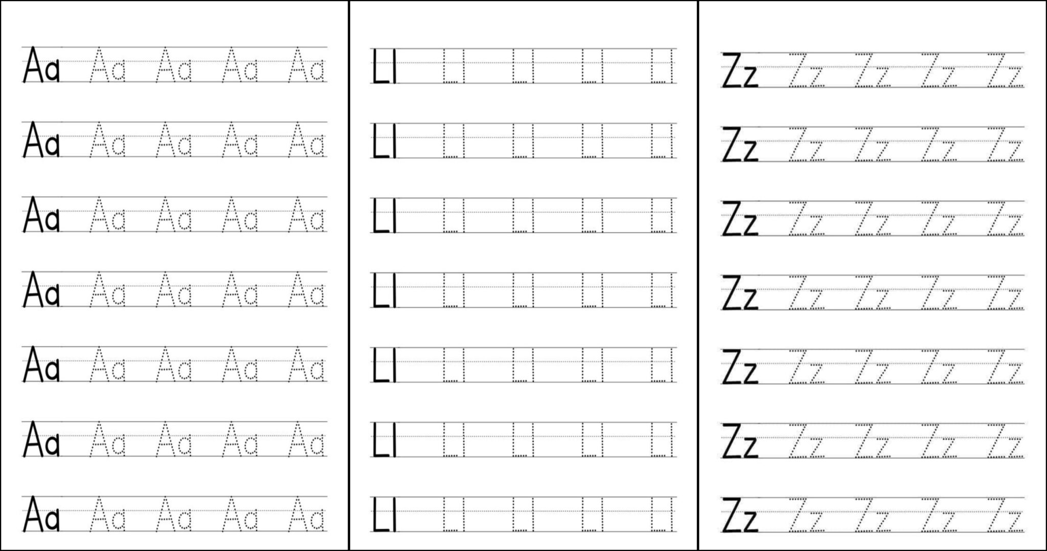 trazos del abecedario Archivos - Imagenes Educativas