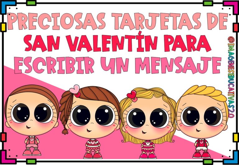 Tarjetas Día del Amor y la Amistad - Imagenes Educativas