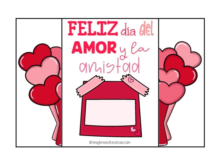 Tarjetas Día del Amor y la Amistad - Imagenes Educativas
