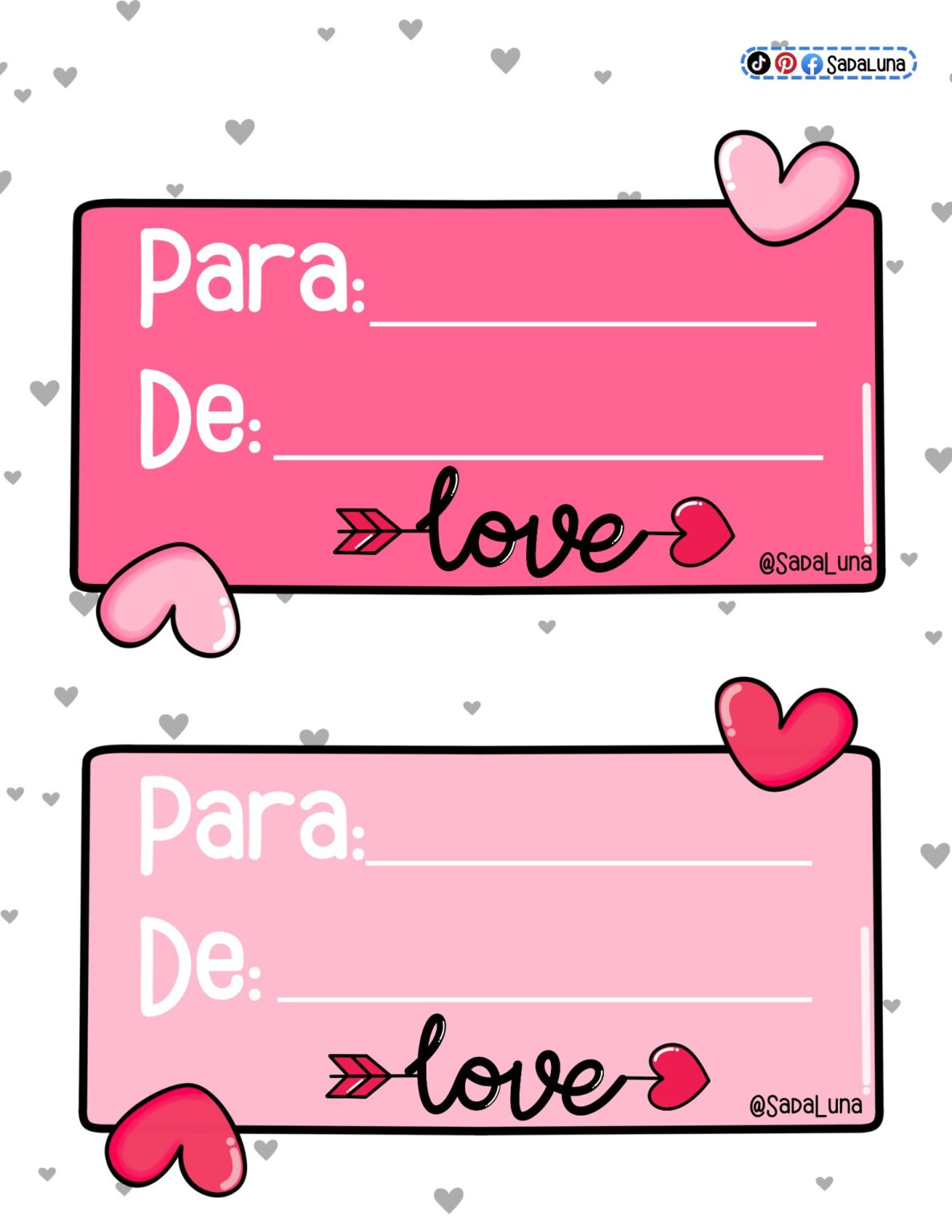 Tarjetas Día del Amor y la Amistad - Imagenes Educativas