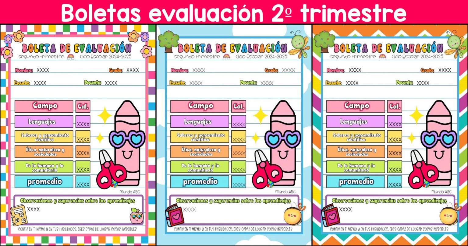 Examen Segundo Trimestre Segundo Grado - Imagenes Educativas