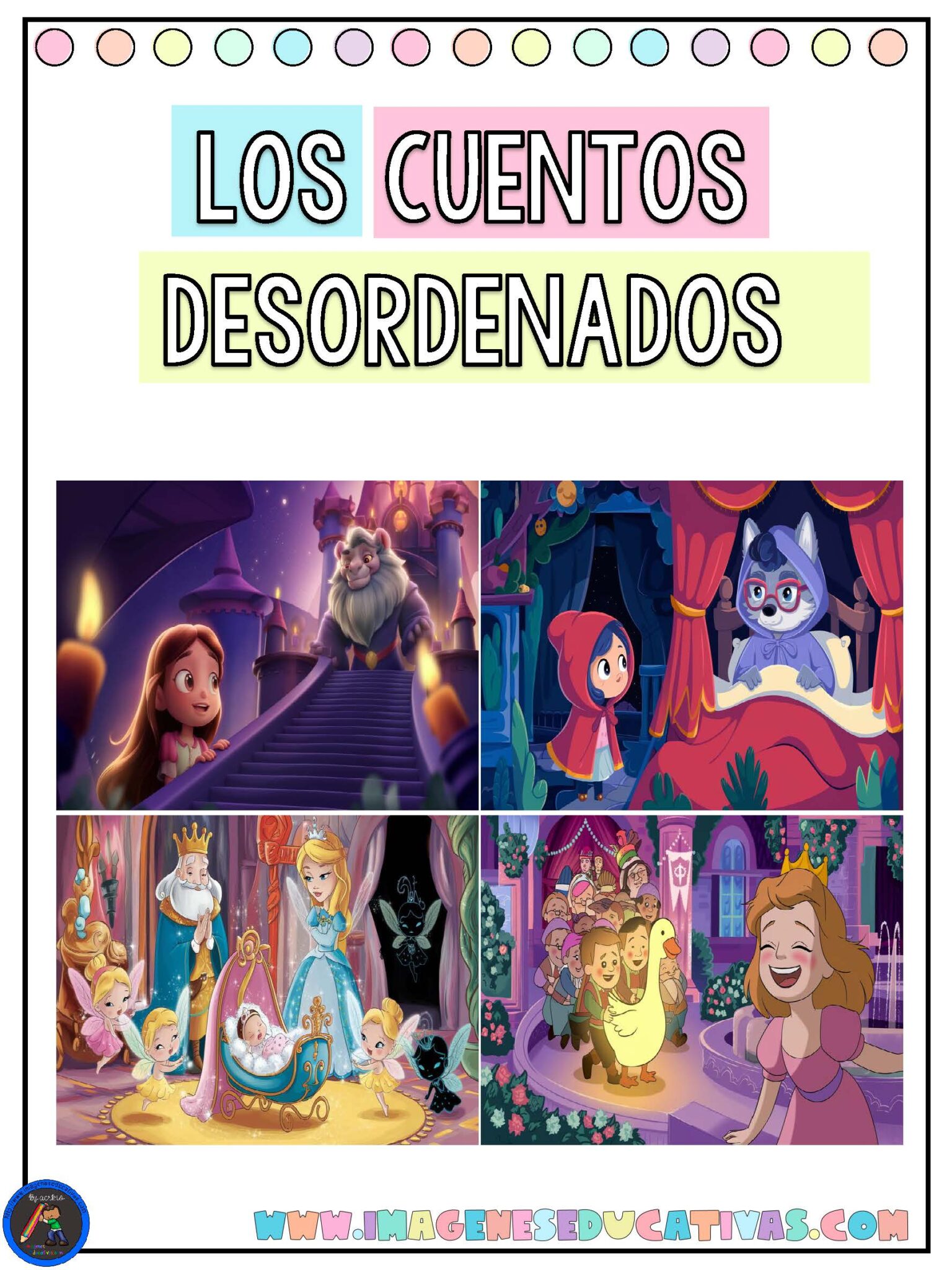 Cuentos clásicos desordenados para niños de primaria - Imagenes Educativas