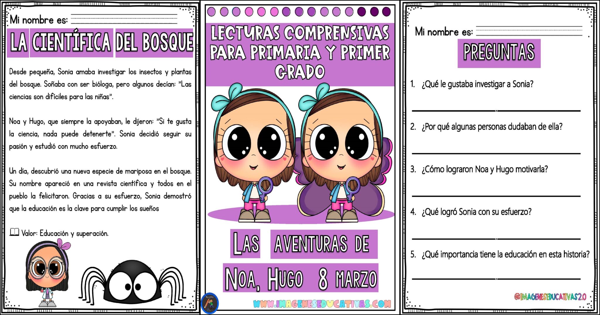 Cuentos con valores para trabajar la comprensión lectora - Imagenes Educativas