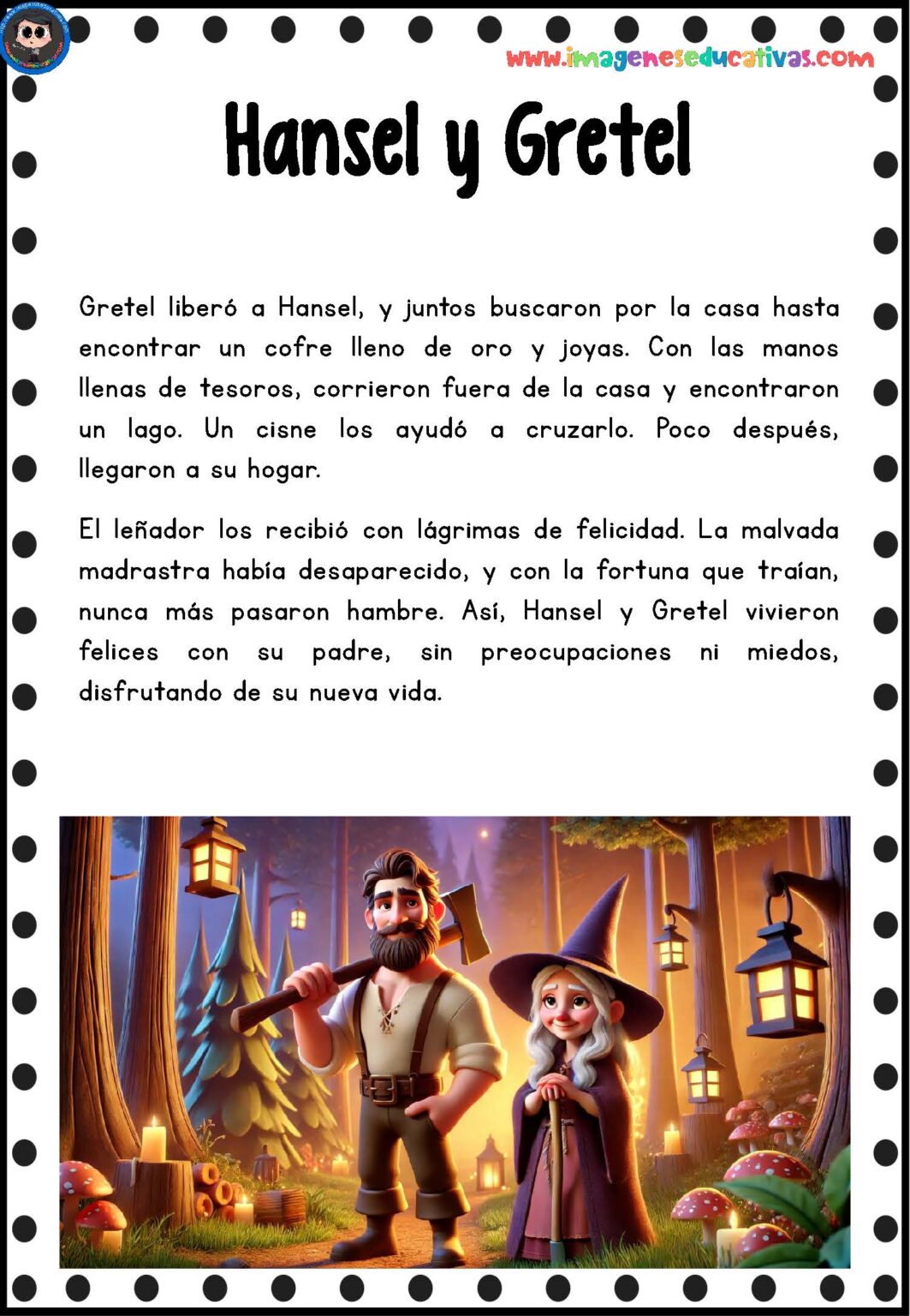 Cuaderno de actividades Hansel y Gretel Cuentos Clásicos - Imagenes ...