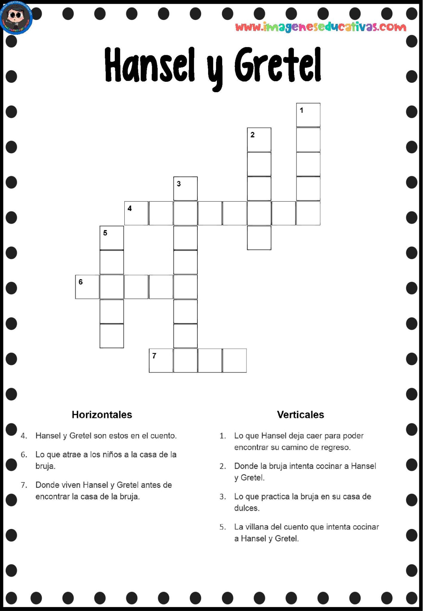 Cuaderno de actividades Hansel y Gretel Cuentos Clásicos - Imagenes ...