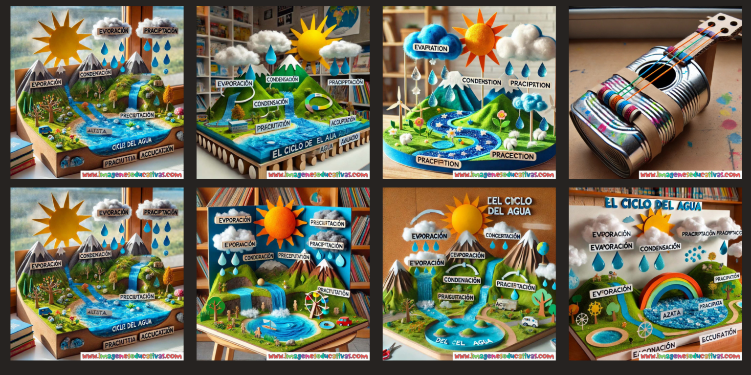 Dioramas Ciclo del Agua - Imagenes Educativas