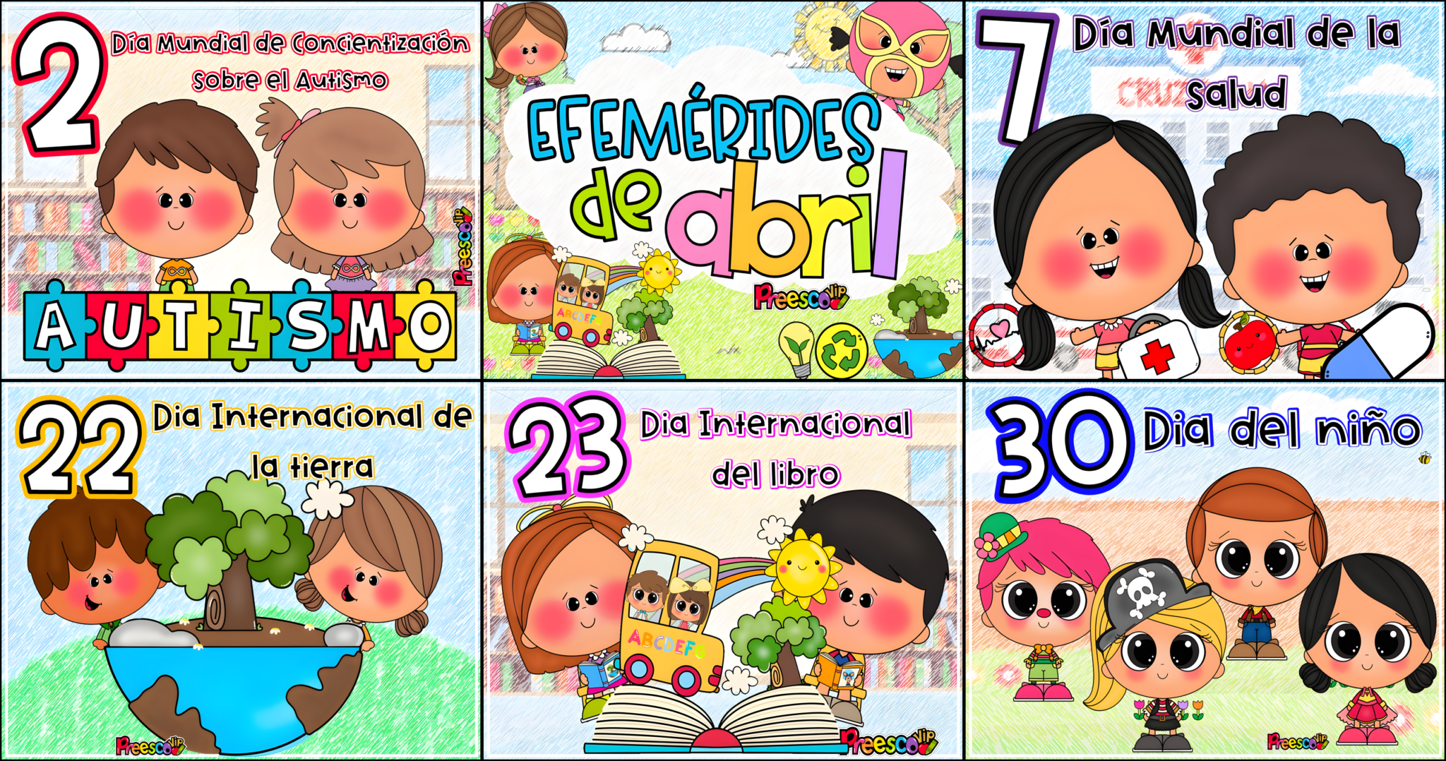 Efemérides abril 2025 - Imagenes Educativas