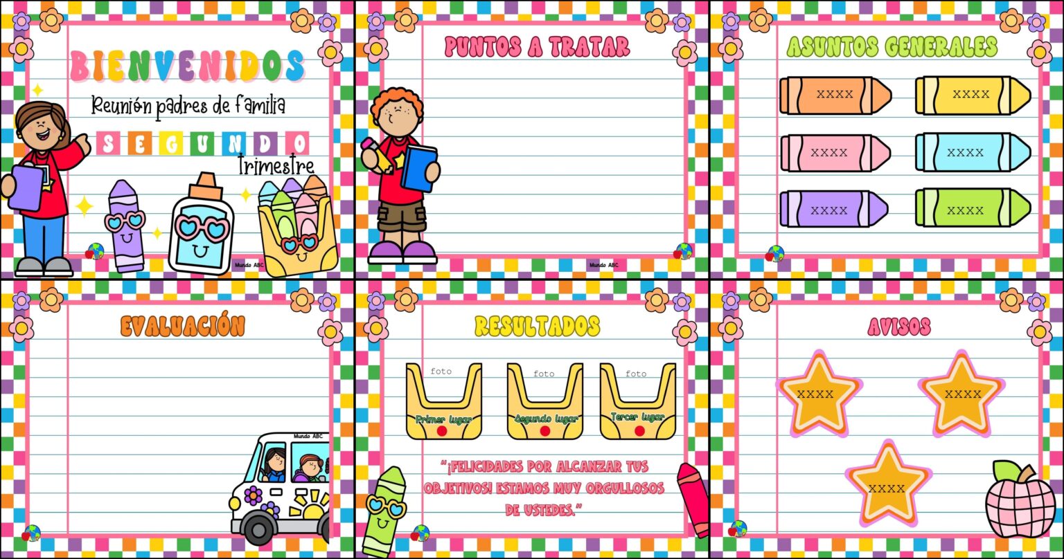 Presentación Reunión de Padres 2º Trimestre - Imagenes Educativas