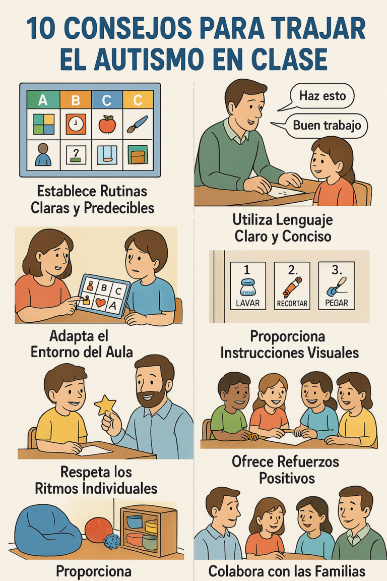10 consejos para trabajar el autismo en clase - Imagenes Educativas