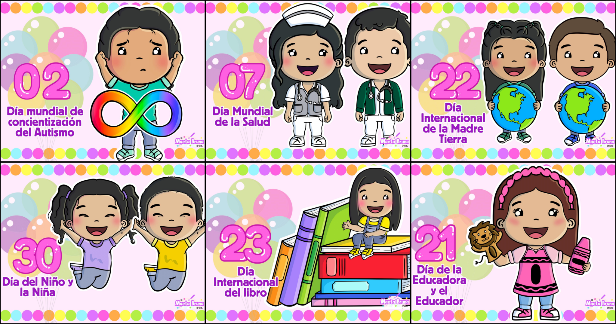 Calendario marzo 2025 con efemérides para rellenar - Imagenes Educativas