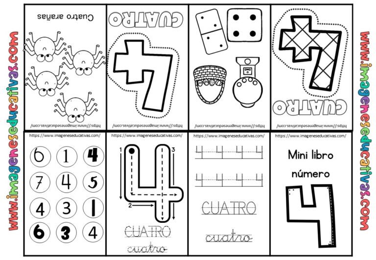 Colección de minilibros: los números del 1 al 9 - Imagenes Educativas