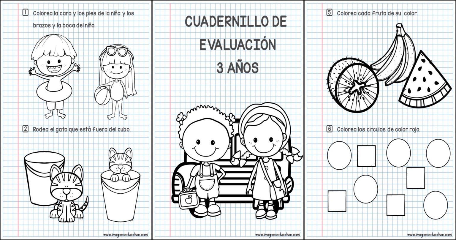 Cuadernillo de evaluación final 3 años - Imagenes Educativas
