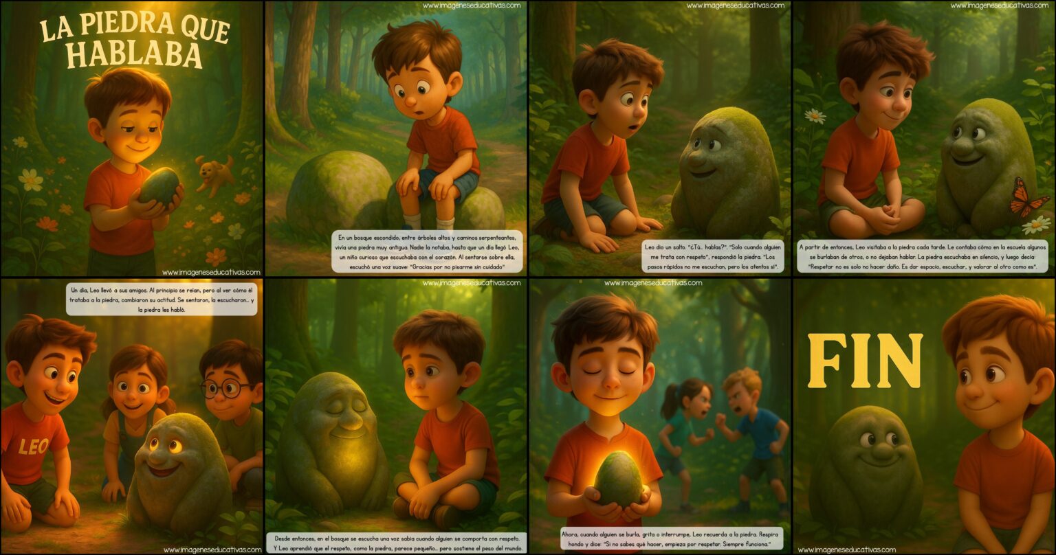 Cuento Con Valores La Piedra Que Hablaba Respeto 1 Imagenes