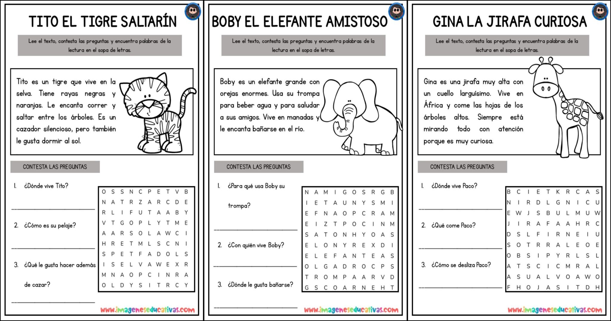 sopas de letras primaria Archivos - Imagenes Educativas