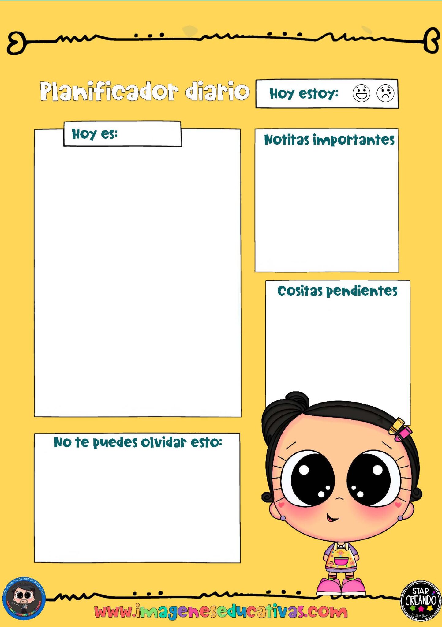 Planificador diarío docente - Imagenes Educativas