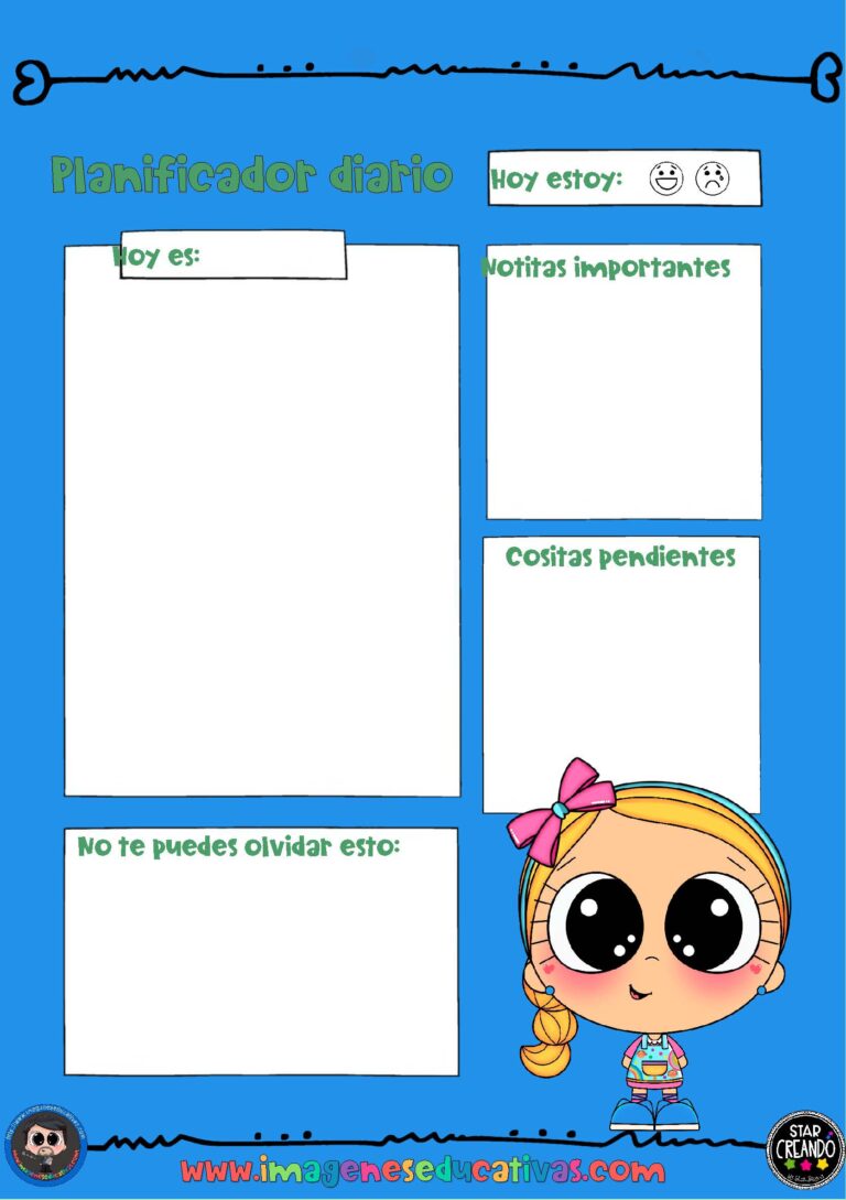 Planificador diarío docente - Imagenes Educativas