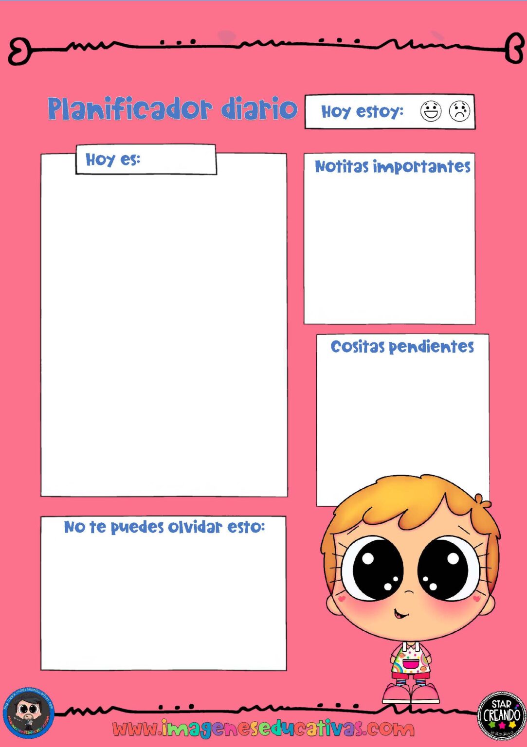 Planificador diarío docente - Imagenes Educativas