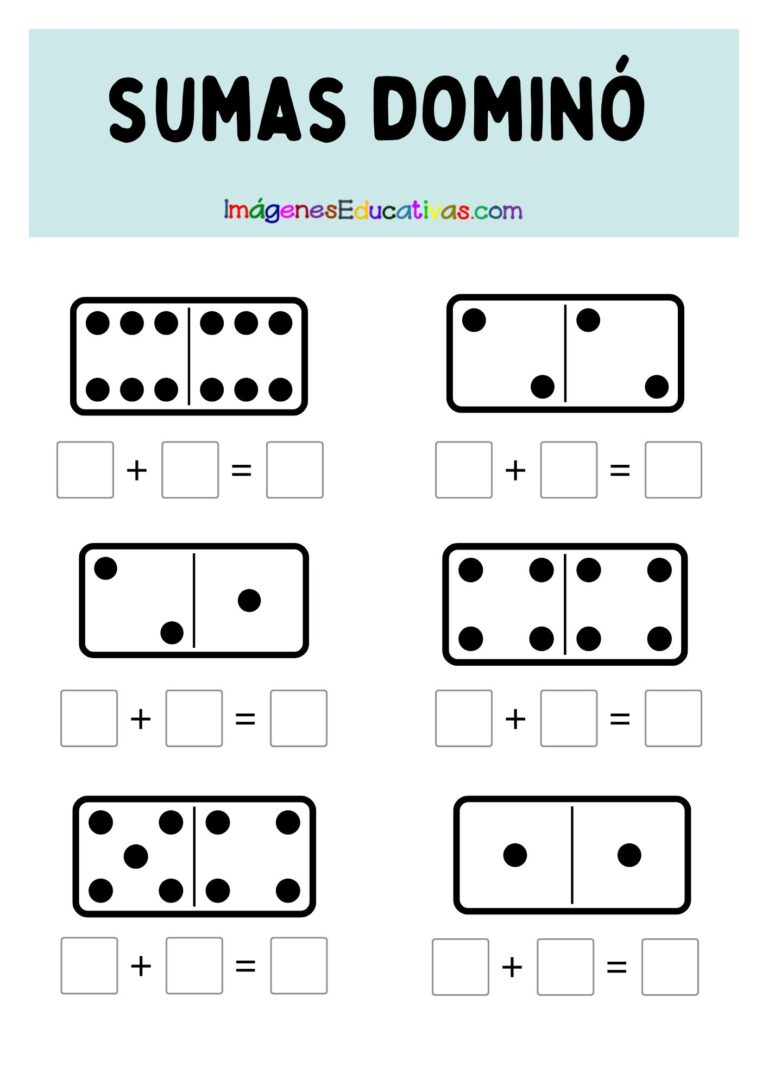 sumas domino (2) - Imagenes Educativas