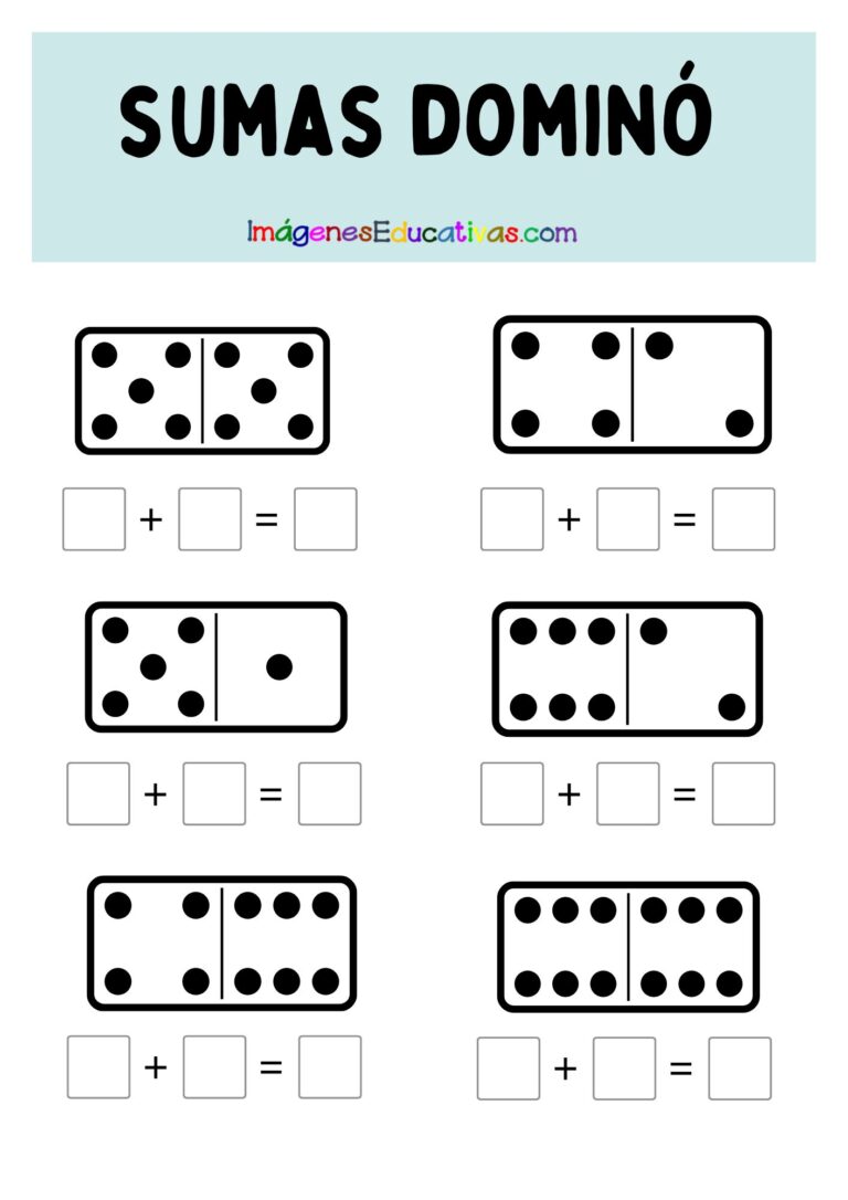 sumas domino (3) - Imagenes Educativas
