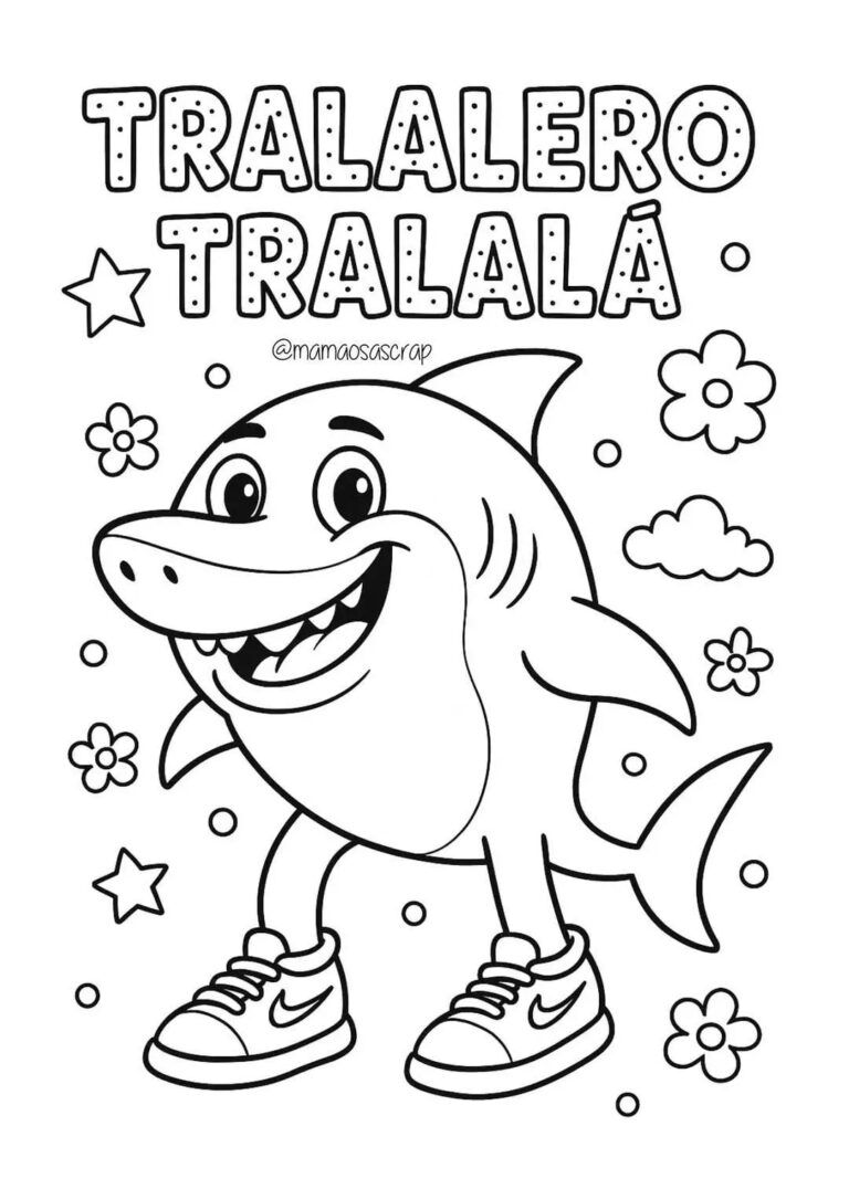 Brainrot libro para colorear pdf - Imagenes Educativas
