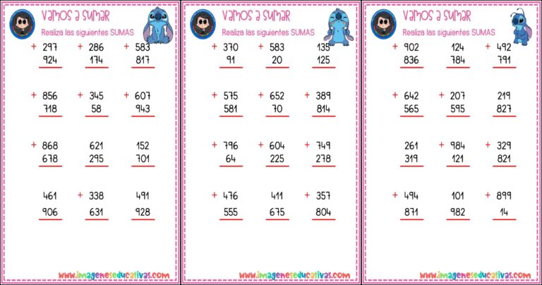 Fichas monstruosamente divertidas para calcular mitad, doble y triple - Imagenes Educativas