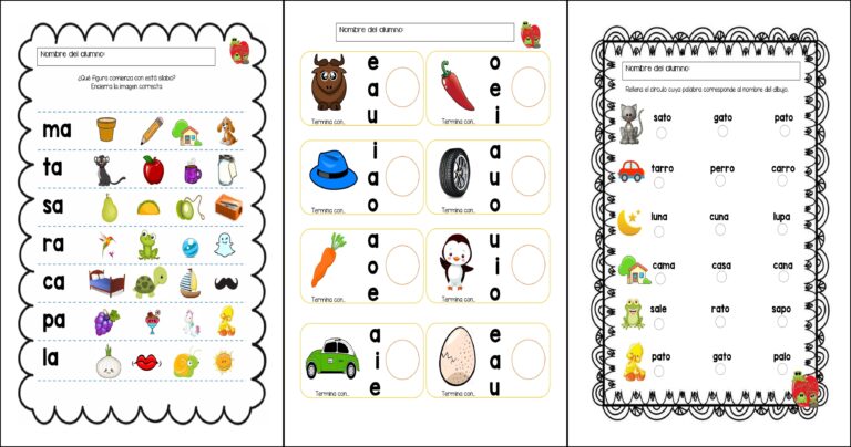 Método silábico actividades con las letras m - s -t - l - r - p ...