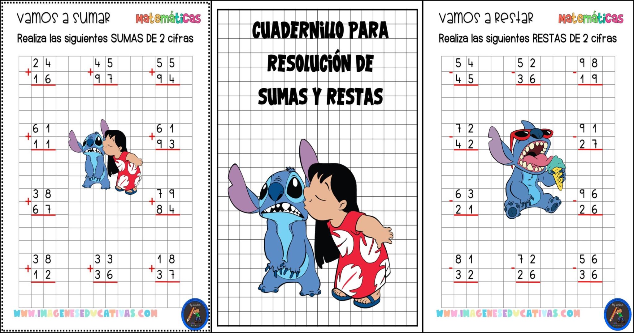 Sumas y restas - Imagenes Educativas