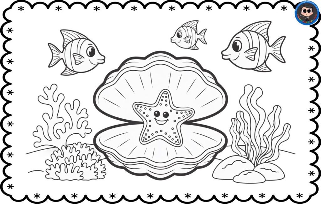 Fichas para colorear animales marinos - Imagenes Educativas