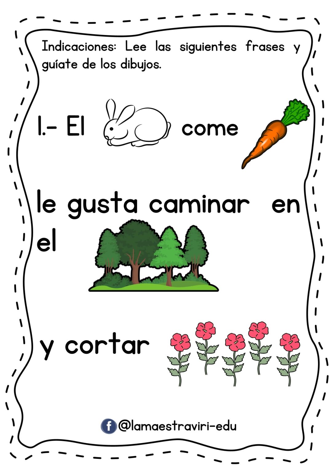 Lecturas con Pictogramas - Imagenes Educativas