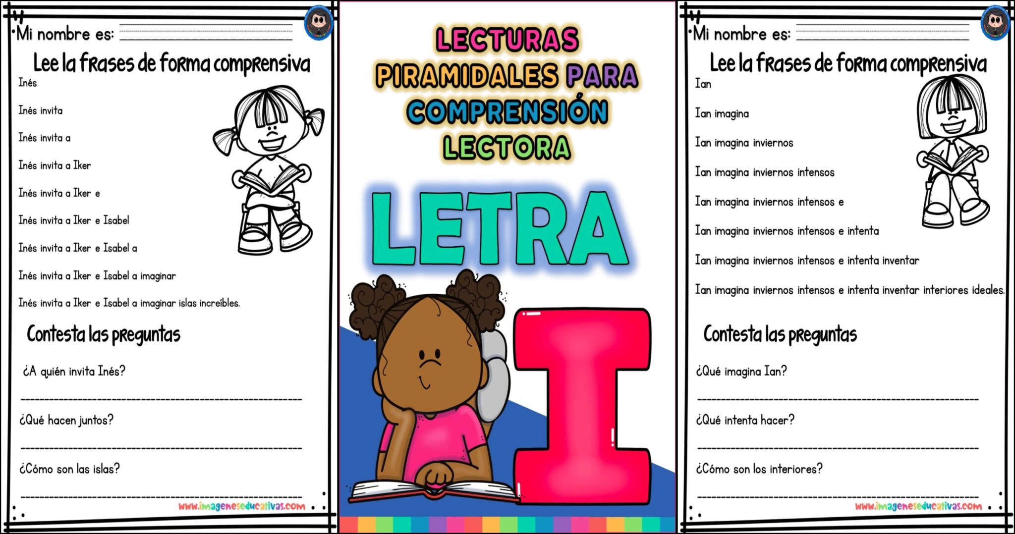 Lecturas con sopas de letras para comprensión lectora - Imagenes Educativas