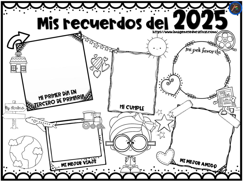 Mi libro de recuerdos curso 2024_2025 - Imagenes Educativas