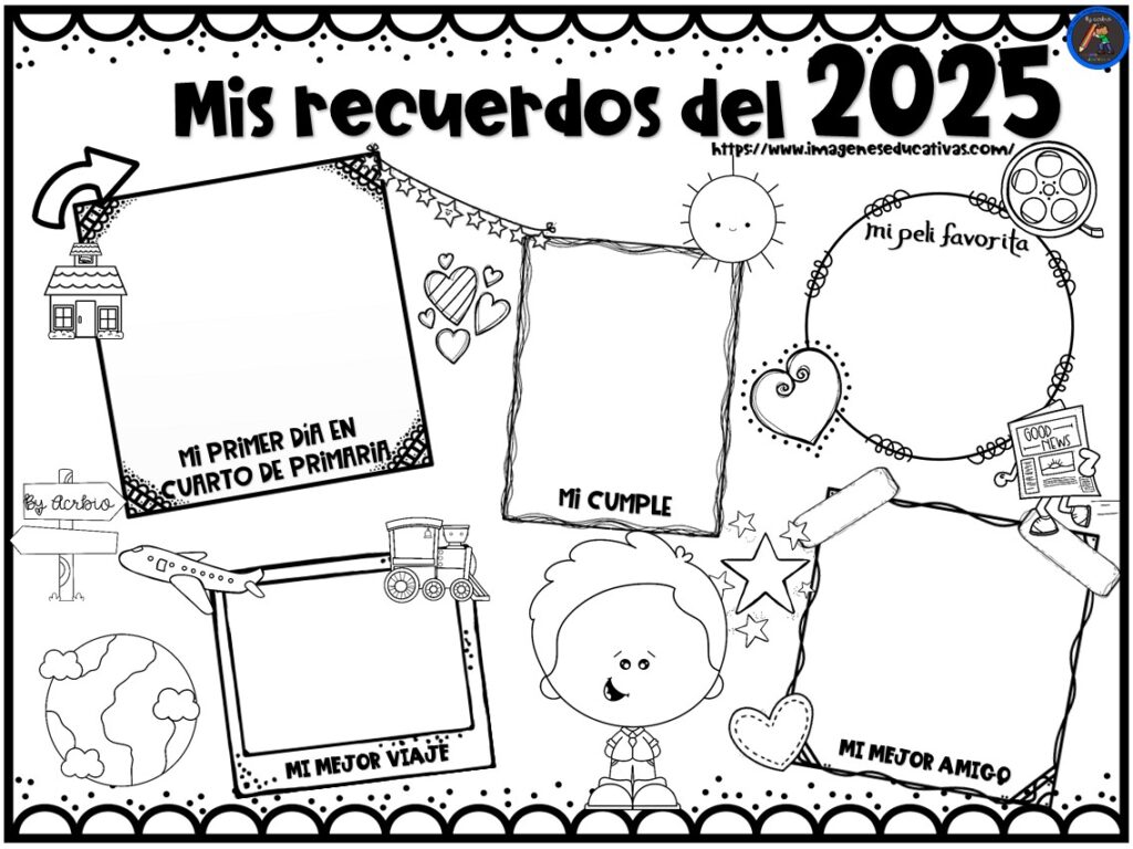 Mi libro de recuerdos curso 2024_2025 - Imagenes Educativas